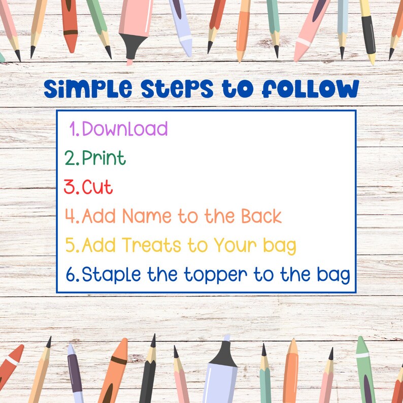 Welcome Back to School Treat Bag Topper Class Gift From Teacher Treat ...