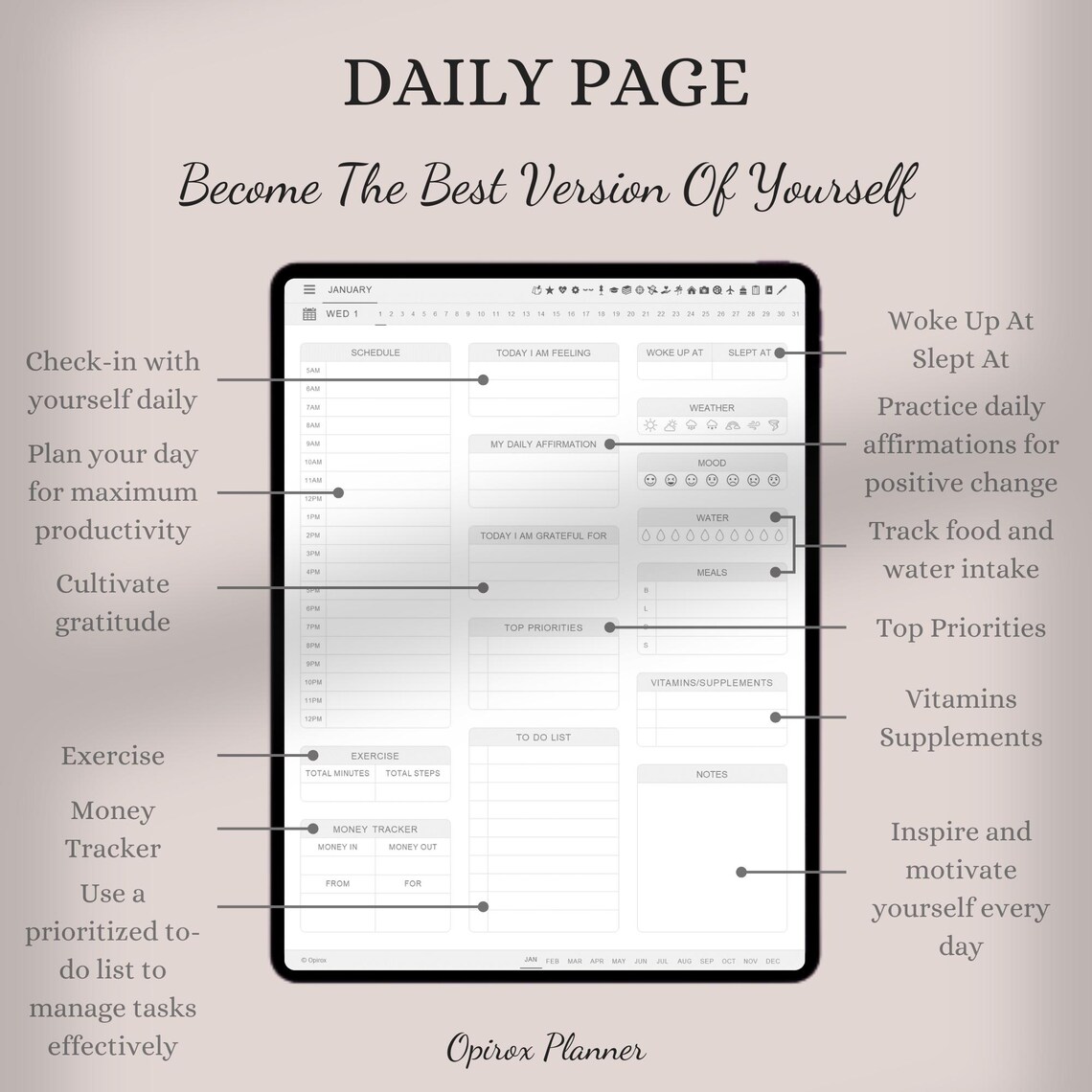 CEO WOMAN Planner 2025 Digital Planner Goodnotes Planner Business ...