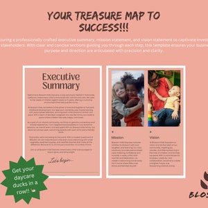 Daycare Business Plan Template Editable on Canva and Adobe Acrobat ...