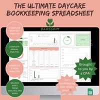 Daycare Income and Expenses Tracker - Etsy