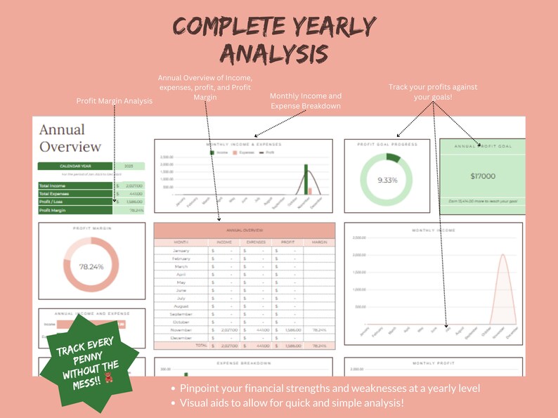 Daycare Bookkeeping Sheet Easy Bookkeeping Template - Etsy