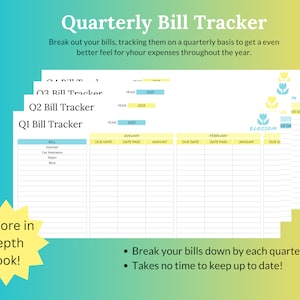 Bill Tracker Spreadsheet Finance Tracker Bill Log Google Sheets ...