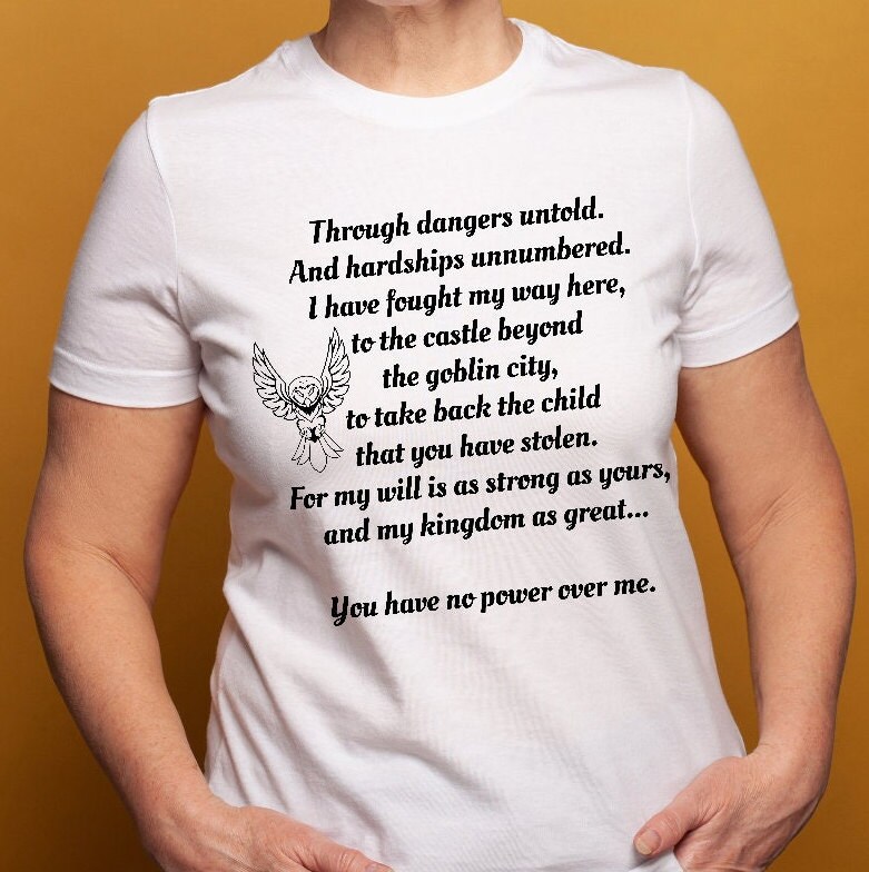 Labyrinth 1986 Famous Movie Quote! - Etsy