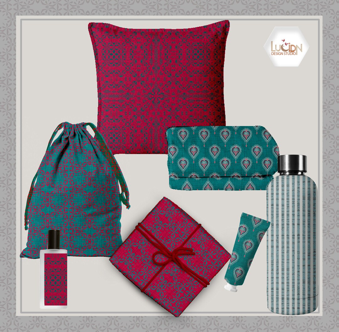 Ready to Print Fabric Patterns, Digital Apparel Patterns, Layered ...