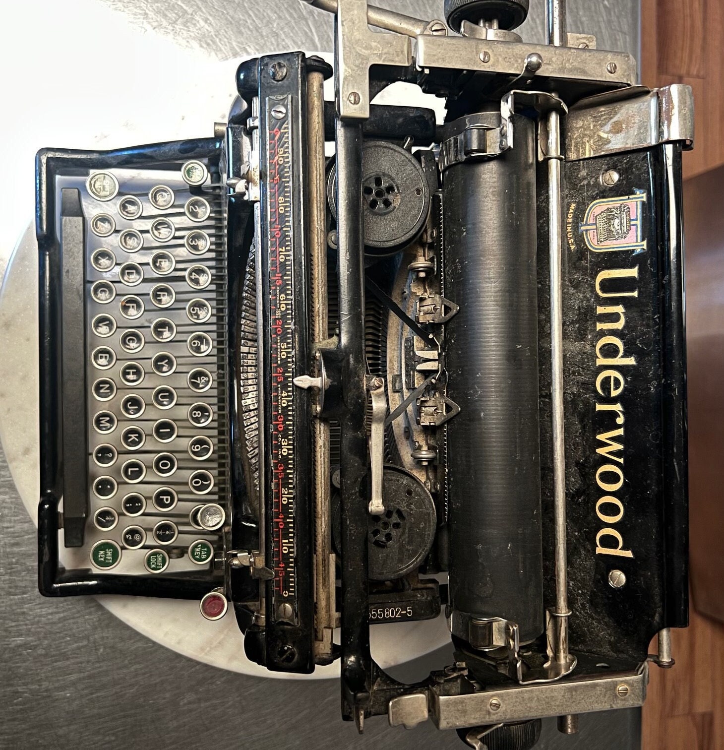 Vintage Underwood 1929 Manual Typewriter Collector's Gem Steel ...