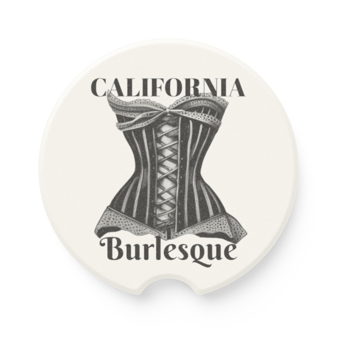 California Burlesque Corset Soapstone Car Coaster - Etsy