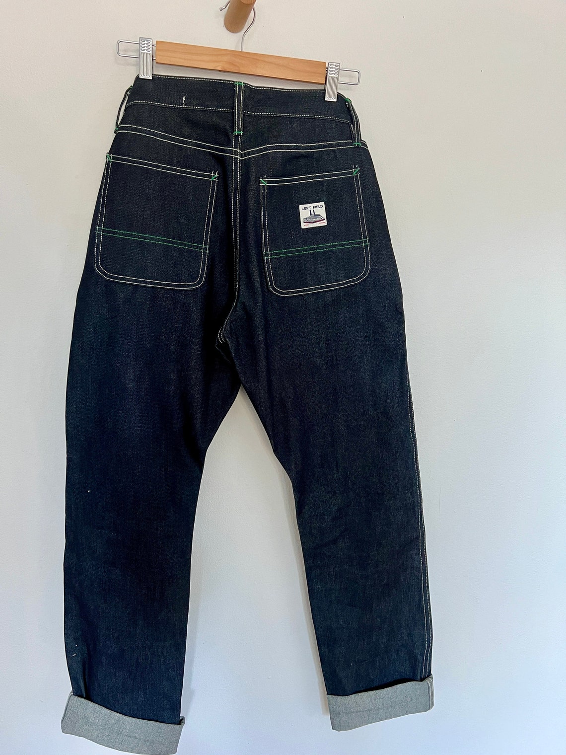 New Left Field Dark Indigo Denim Jeans 31W X 36L - Etsy