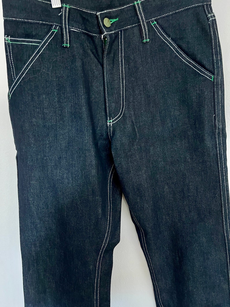 New Left Field Dark Indigo Denim Jeans 31W X 36L - Etsy
