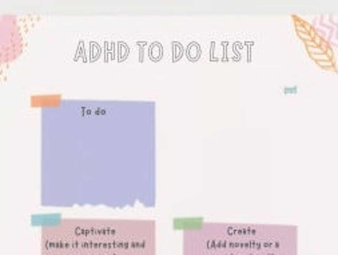 ADHD to Do List Notepad - Etsy