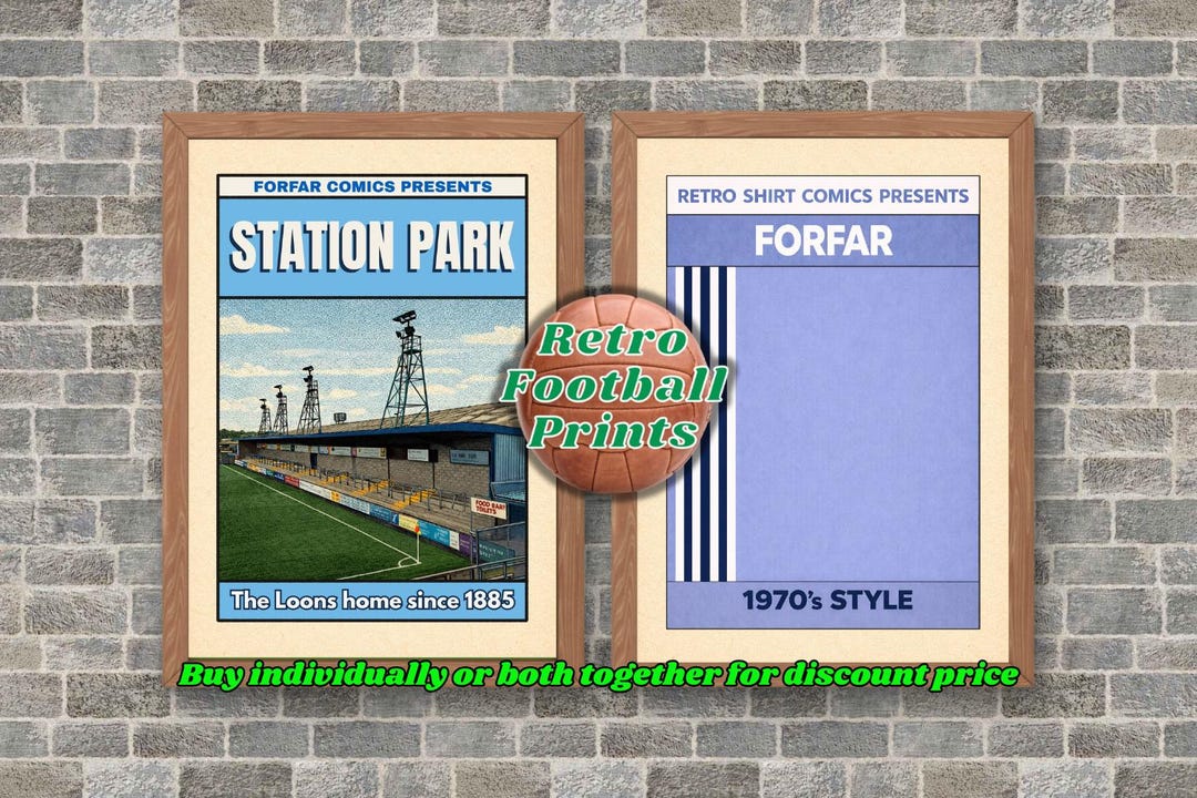 STATION PARK, Forfar / Retro Shirt Poster | 1970's Comic Book Poster ...