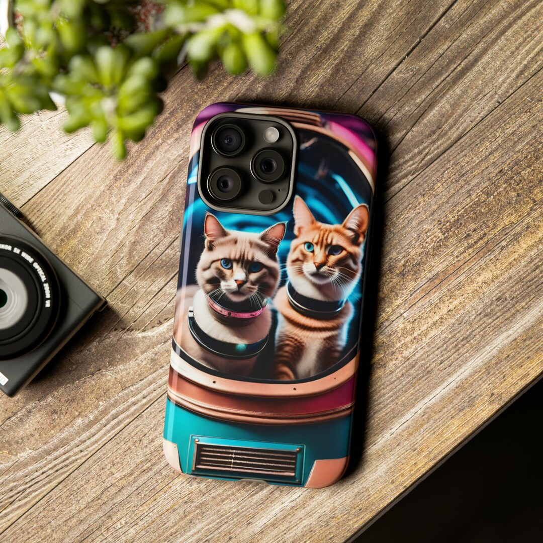 Best Cat Friends iPhone 15 Case Cat Buddy Case Design Best - Etsy