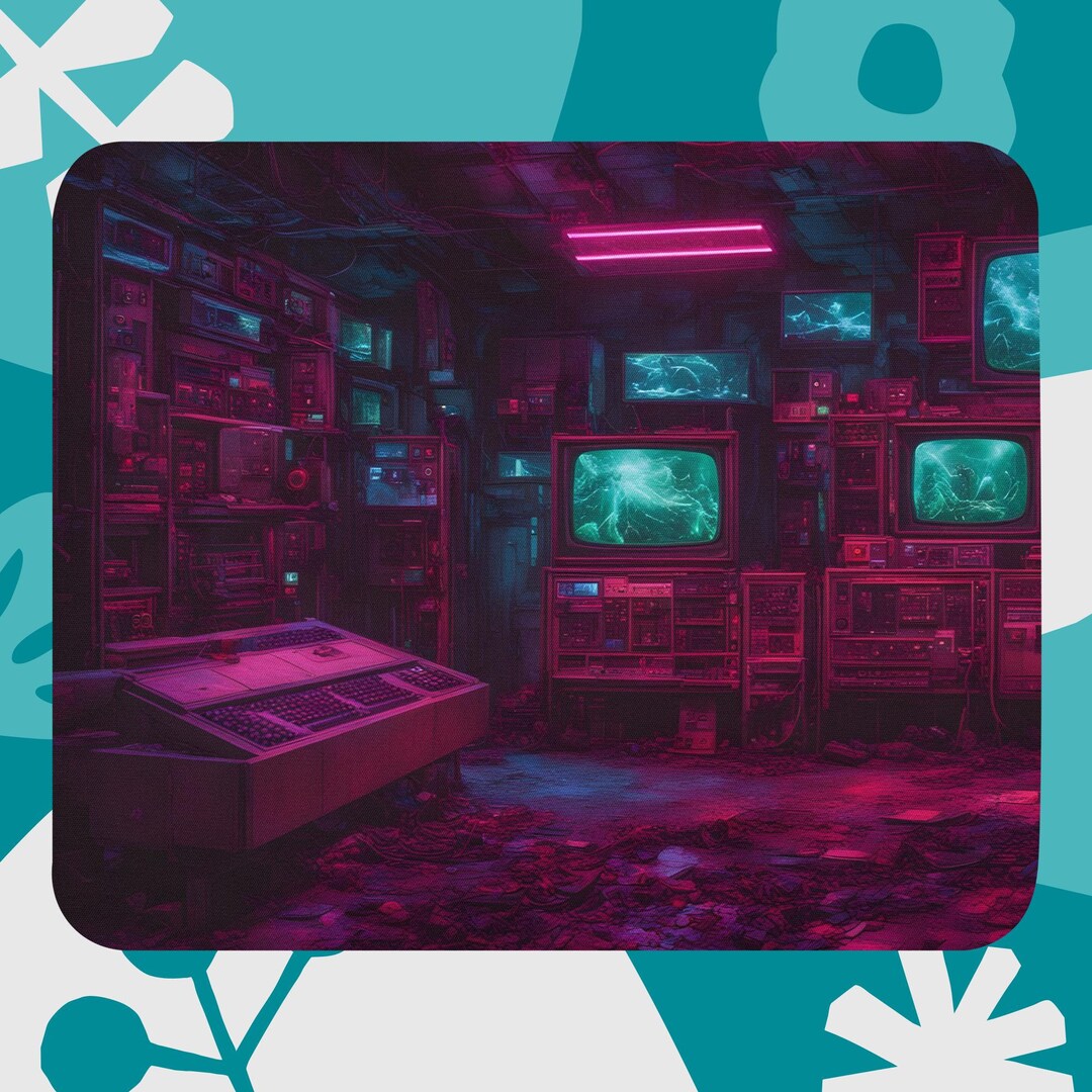 Cyberpunk Mouse Pad - Etsy