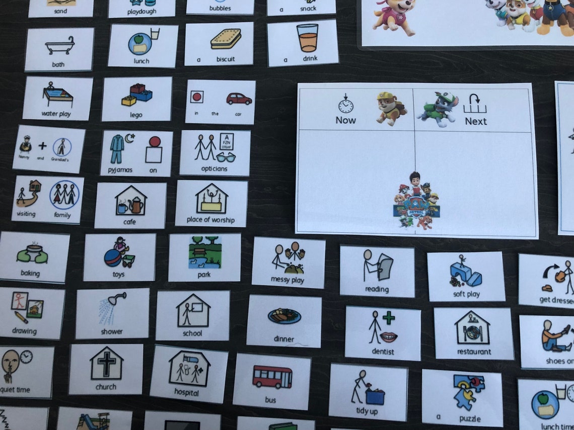 Routine and Feelings Visual Support Pack - Etsy