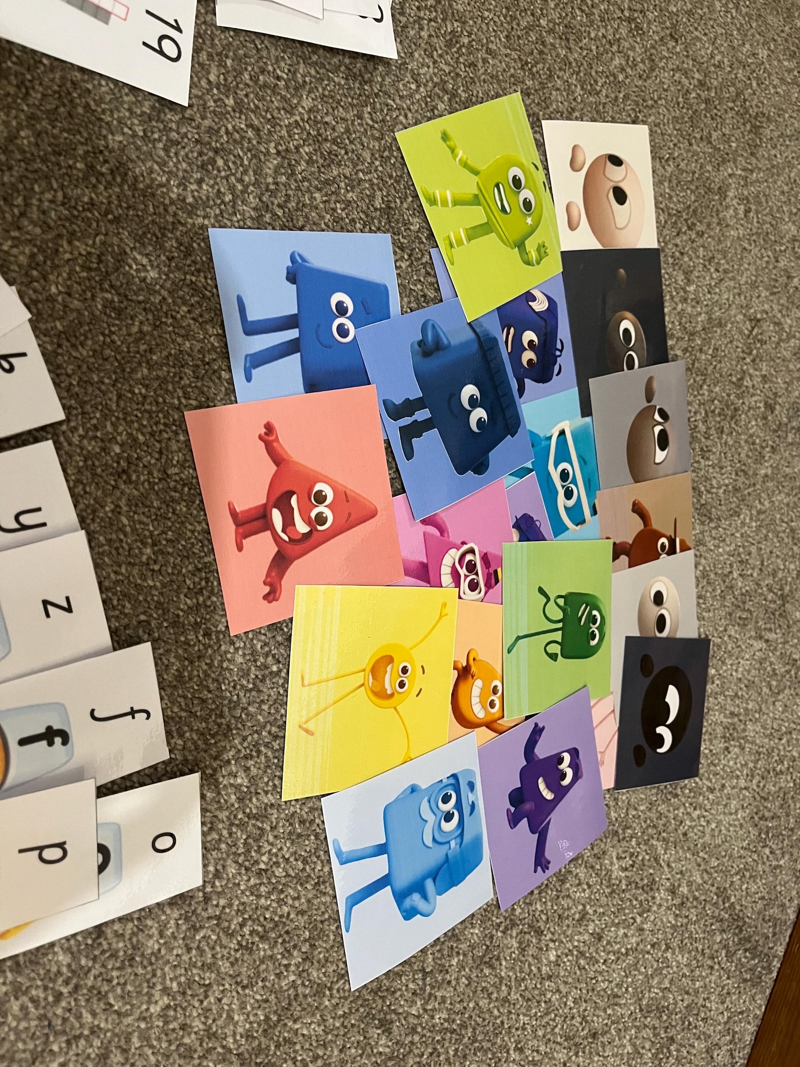 Alphablock, Numberblock and Colourblock Flashcards - Etsy