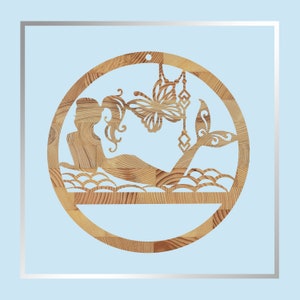 Mermaid SVG, Glowforge Files, Vinyl Cutter Svg, Laser Engraving Svg ...