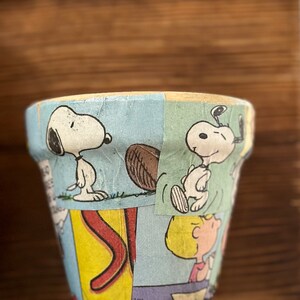 Snoopy Collage Comic Strip Pot - Etsy
