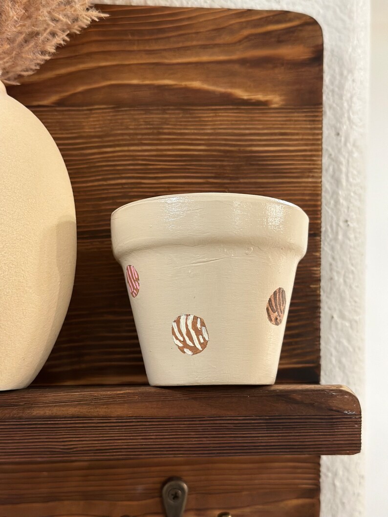 Snoopy Concha & Coffee Mini Planter – Hand-painted Terracotta Pot - Etsy