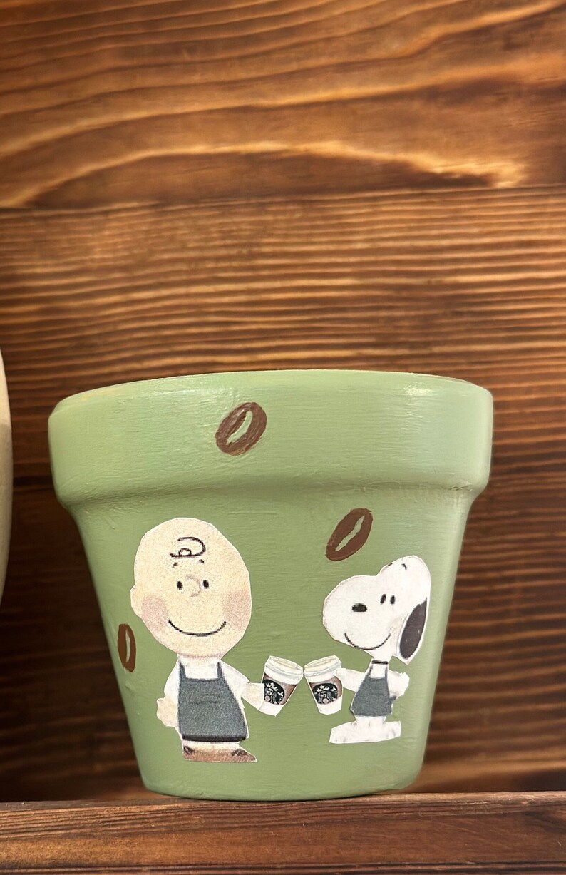 Snoopy Starbucks Lover Coffee Pot - Etsy