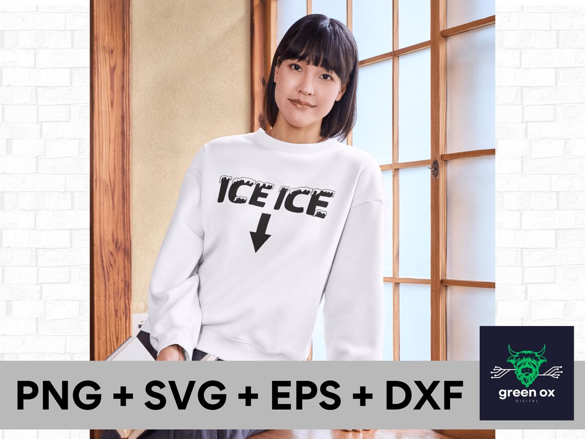 Ice Ice Baby SVG - Instant Digital Download Svg, Png, Dxf, and Eps ...