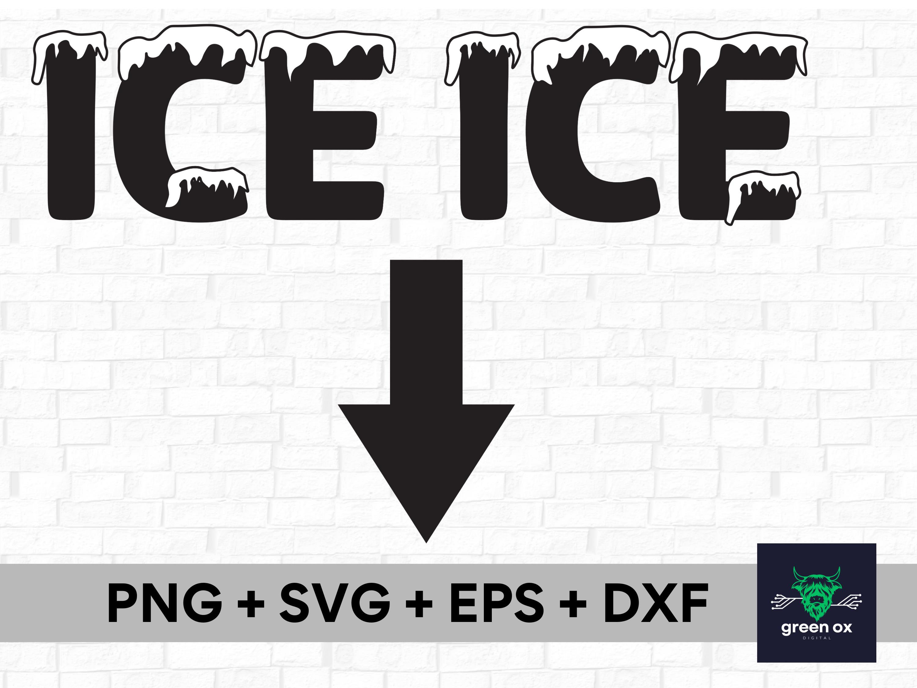 Ice Ice Baby SVG - Instant Digital Download Svg, Png, Dxf, and Eps ...