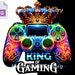 Gamer Png, Dripping Green Gaming Controller Sublimation Design, Games ...
