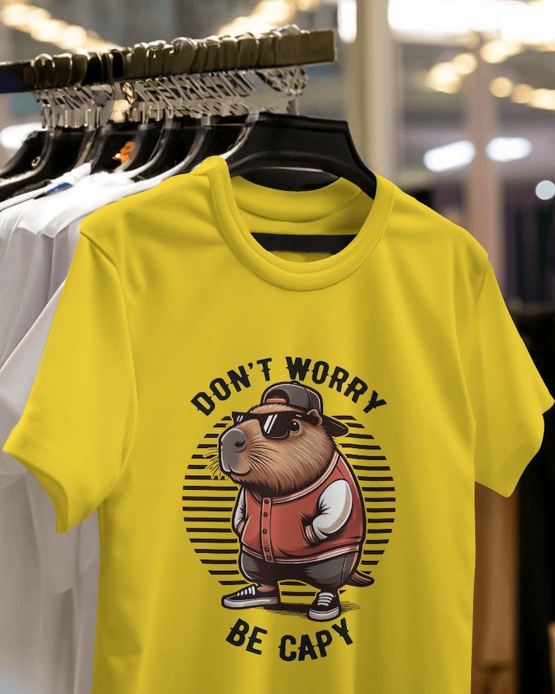 Don't Worry Be Capy Png, Urban Capybara Clipart (digital Download) - Etsy
