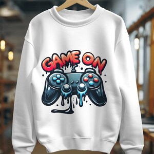 Dripping Game on Png, Gaming Controller Sublimation Design, Printable ...