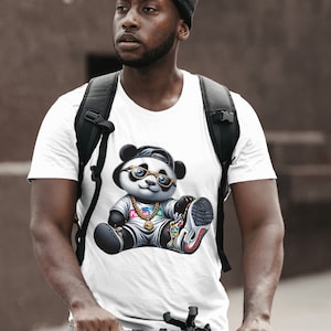Urban Panda PNG, Streetwear Clipart, Hip Hop Gangster Design (digital ...