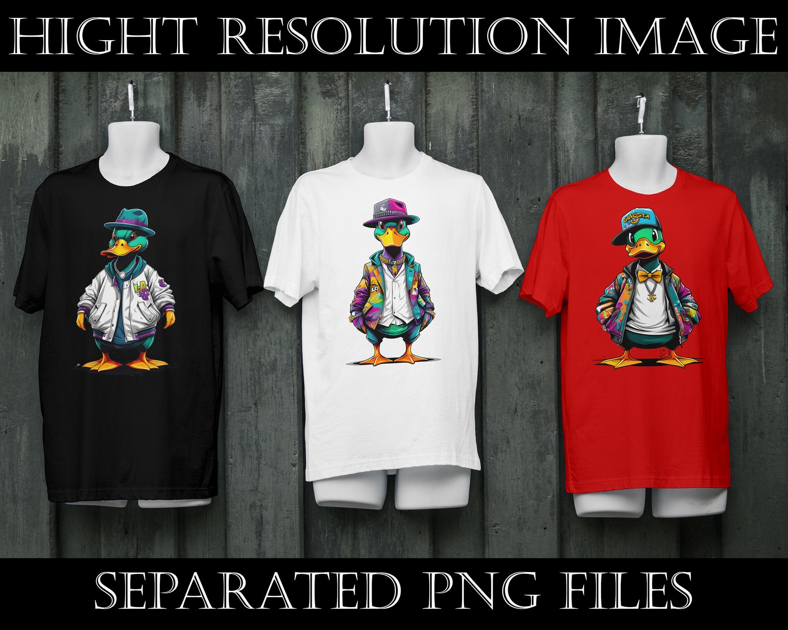 Gangsta Duck PNG Bundle, Urban Graffiti Style (instant Download) - Etsy