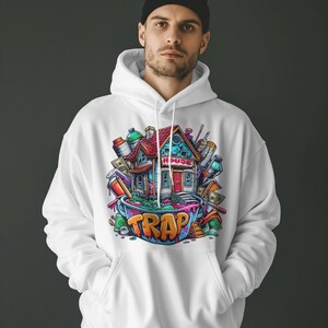 Graffiti Trap House Png, Urban Graphic Sublimation Design, Hip Hop ...