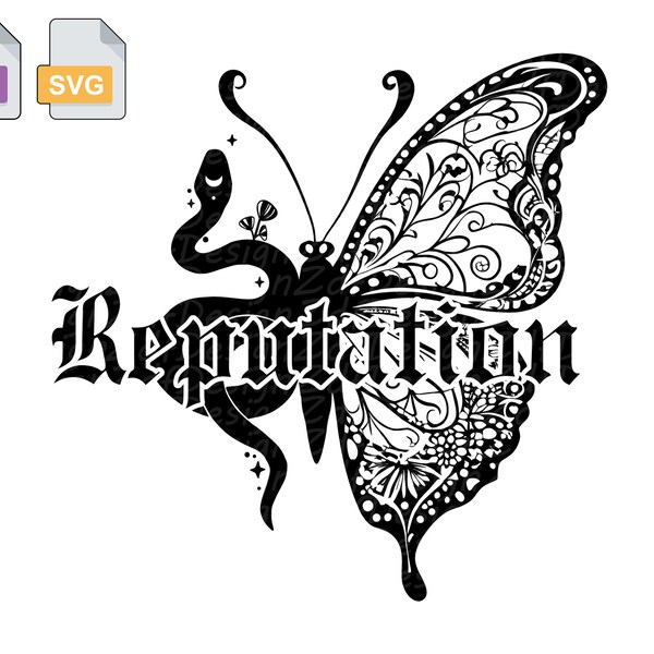 Reputation Svg - Etsy