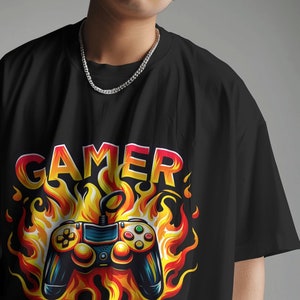 Flaming Gaming Controller Png, Urban Sublimation Design, Printable Gift ...