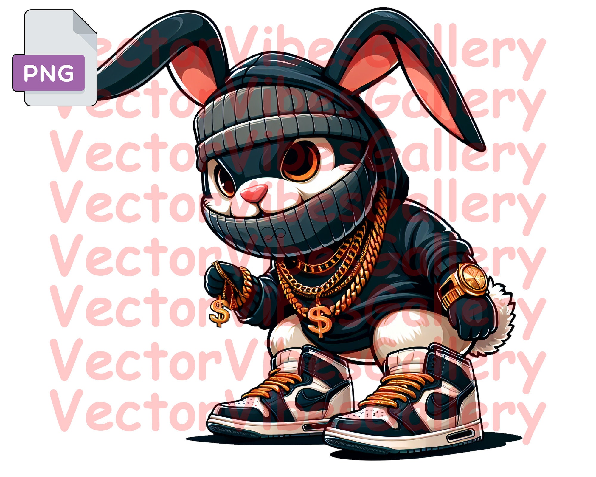 Gangster Bunny Png, Rapper, Ski Mask, Hip Hop, Digital Art, Urban ...