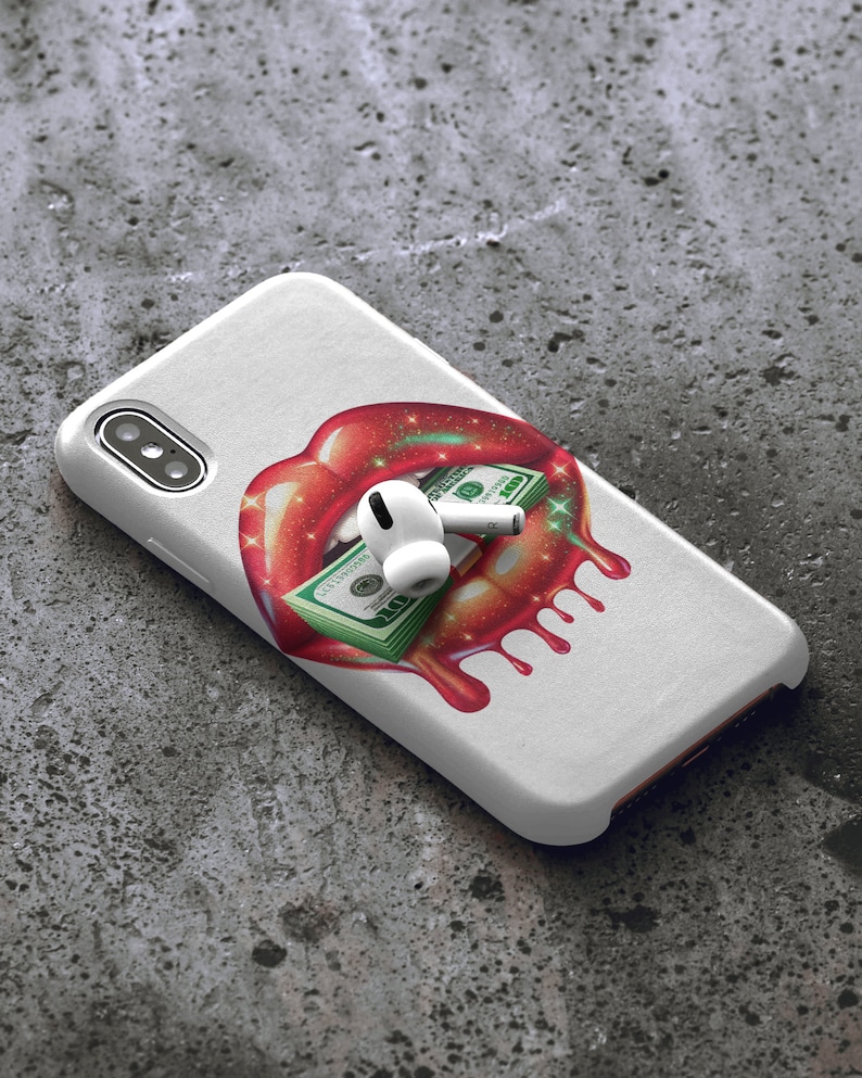 Dollar Bill Lips Png, Money Png, Glossy Lips Sublimation Design ...