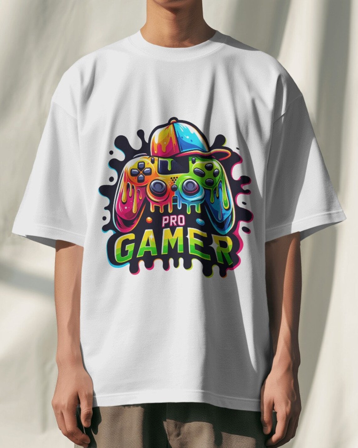 Dripping Pro Gamer PNG, Colorful Graffiti Sublimation Design (digital ...