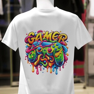 Colorful Graffiti Gamer PNG, Gaming Sublimation (digital Download) - Etsy