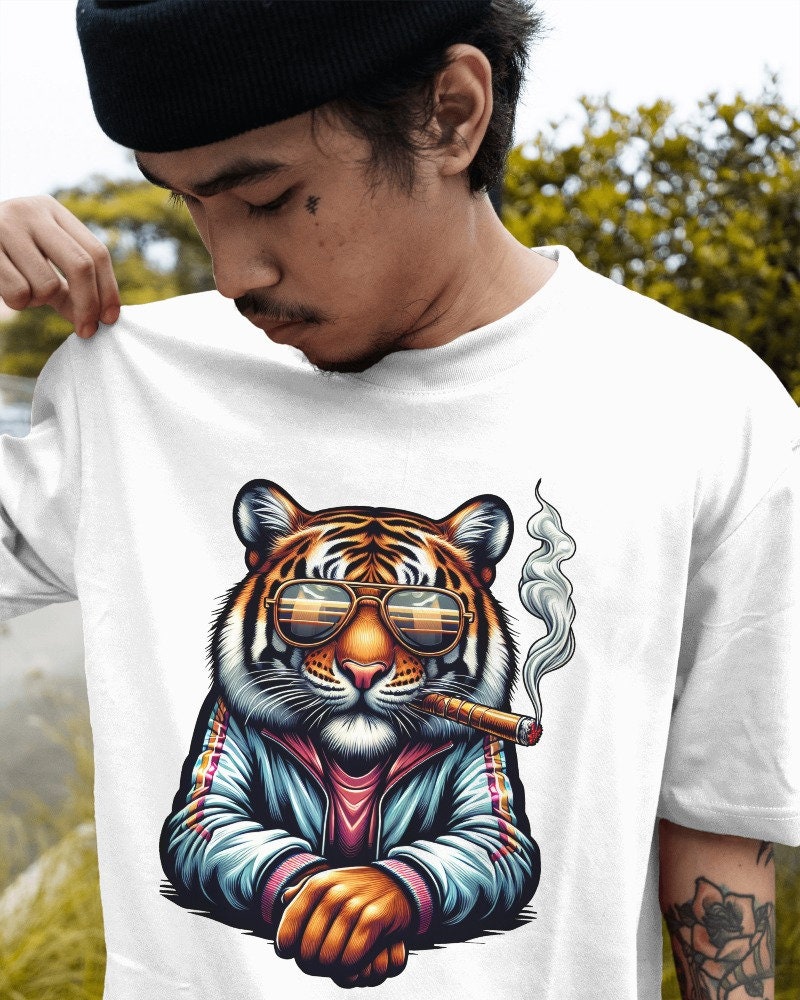Gangster Tiger Smoking Cigar PNG, Urban Clipart (digital Download) - Etsy