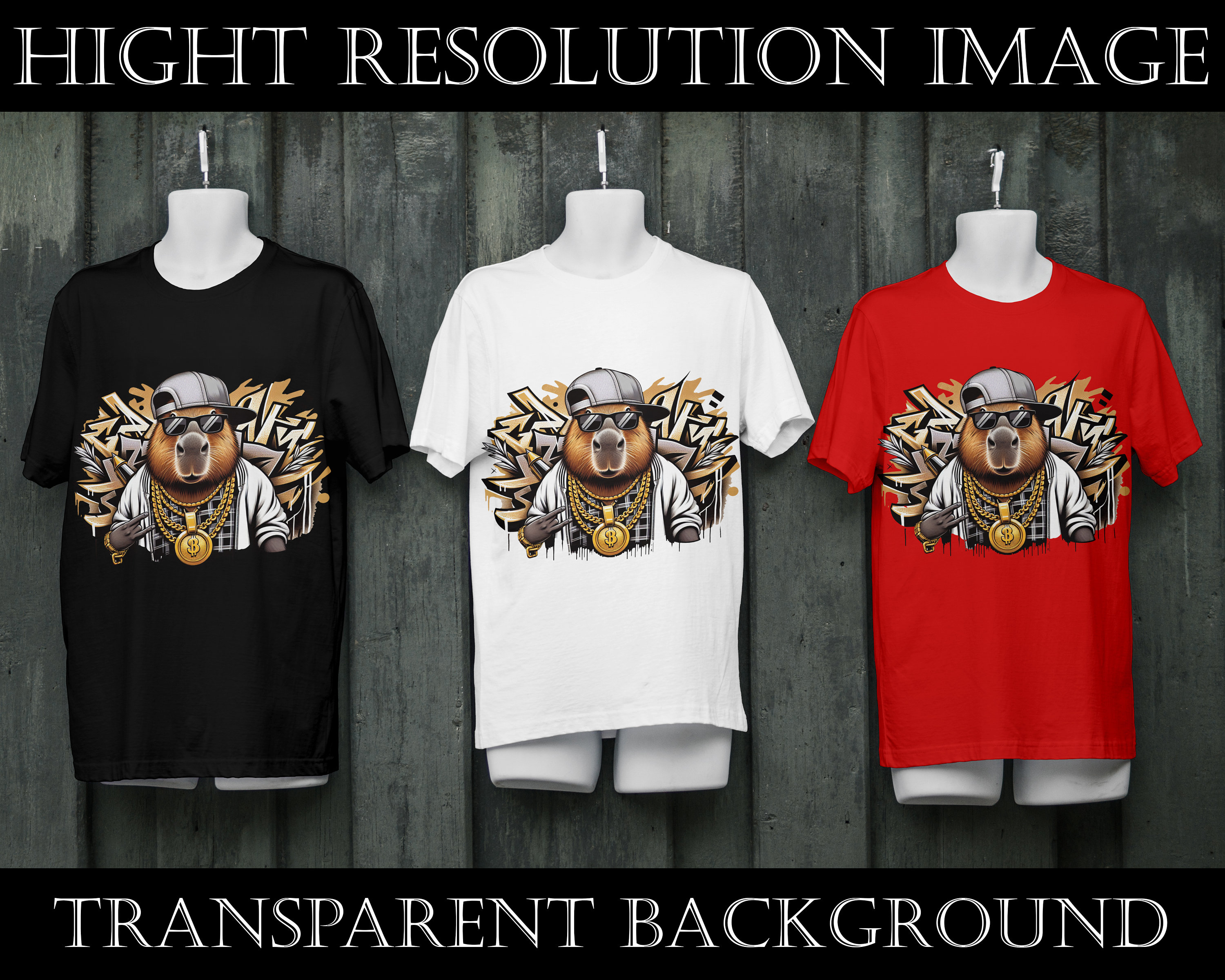 Gangster Capybara Png, Urban Sublimation Design, Graffiti Clipart ...