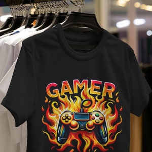 Flaming Gaming Controller Png, Urban Sublimation Design, Printable Gift ...