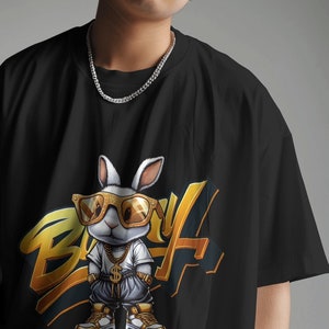 Cool Gangster Hip Hop Bunny Png, Urban Sublimation Design, Graffiti ...
