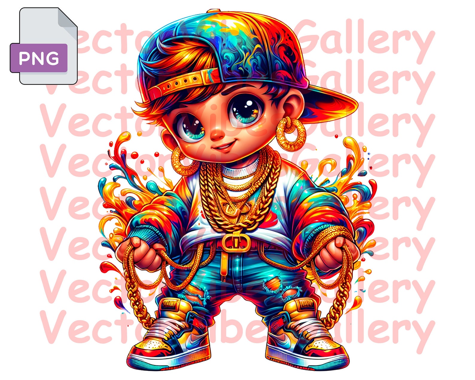 Cute Trap Boy Png, Colorful Urban Sublimation Design, Fantasy Fan Art ...