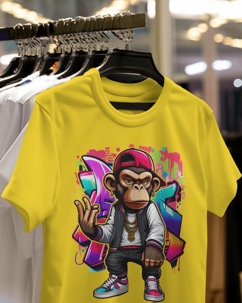 Gangster Monkey PNG, Urban Graffiti Design (transparent Background) - Etsy