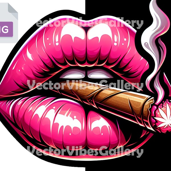 Lips Clipart - Etsy