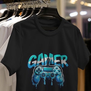 Gamer Png, Gaming Sublimation Design, Dripping Blue Graffiti Controller ...