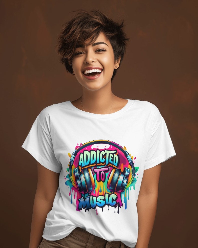Addicted to Music Png, Graffiti Headphone Clipart, Urban Sublimation ...