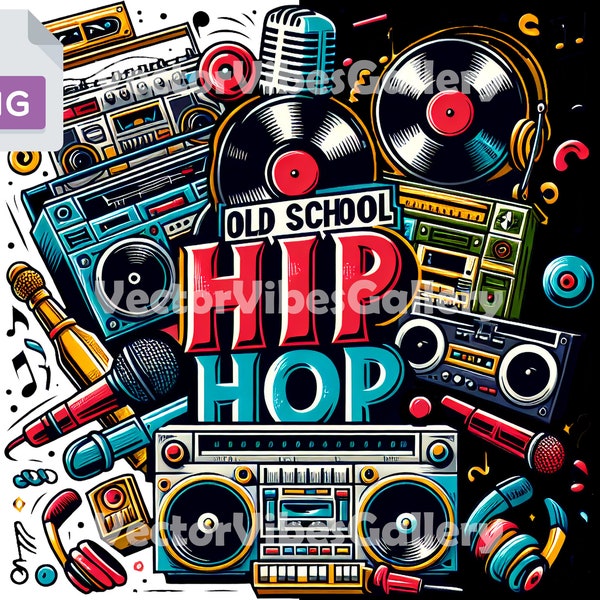 Old School Hip Hop Poster - Etsy