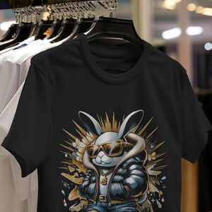 Streetwear Golden Bunny PNG, Urban Graffiti Clipart (digital Download ...