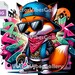 Streetwear Gangster Fox PNG, Urban Graffiti Clipart (digital) - Etsy