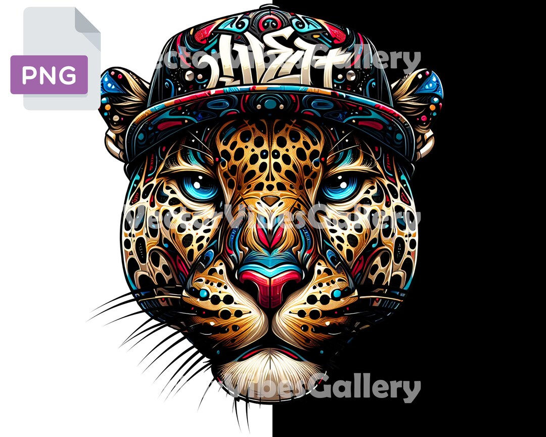 Graffiti Leopard PNG, Urban Streetwear Clipart (digital Download) - Etsy