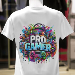 Pro Gamer Png, Gaming Lover Sublimation Design, Graffiti Clipart, Transparent Background, 300 ...